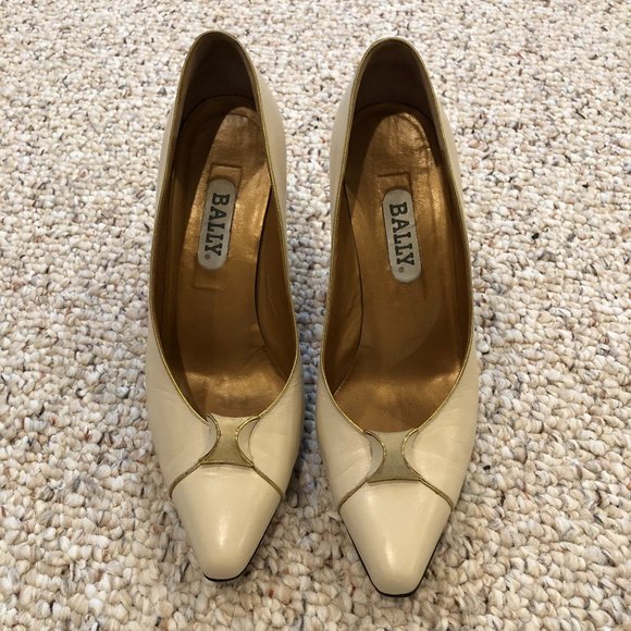 Bally | Shoes | Bally Ladies Leather Heels Size 85m | Poshmark